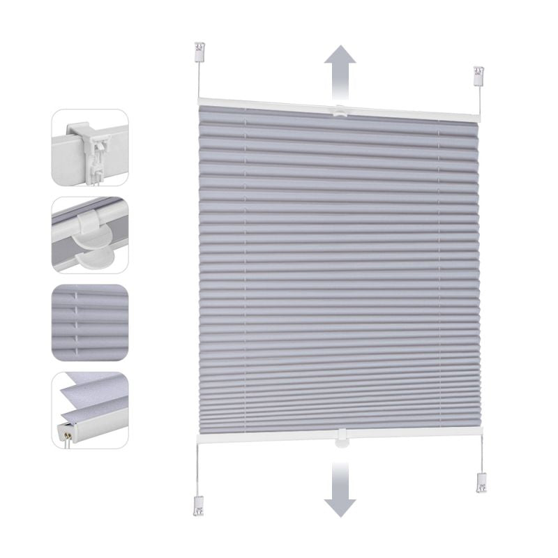 Sekey pleated blinds without drilling Easy installation and flexible ...